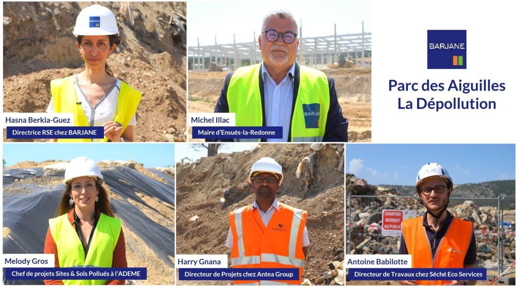 PARC DES AIGUILLES – LA DÉPOLLUTION, UN CHANTIER DANS LE CHANTIER - Barjane